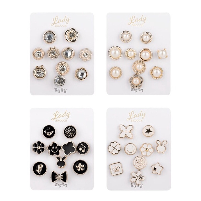 Shirt Buttons - Buttons (set Of 10 Pieces) | Shopee Malaysia