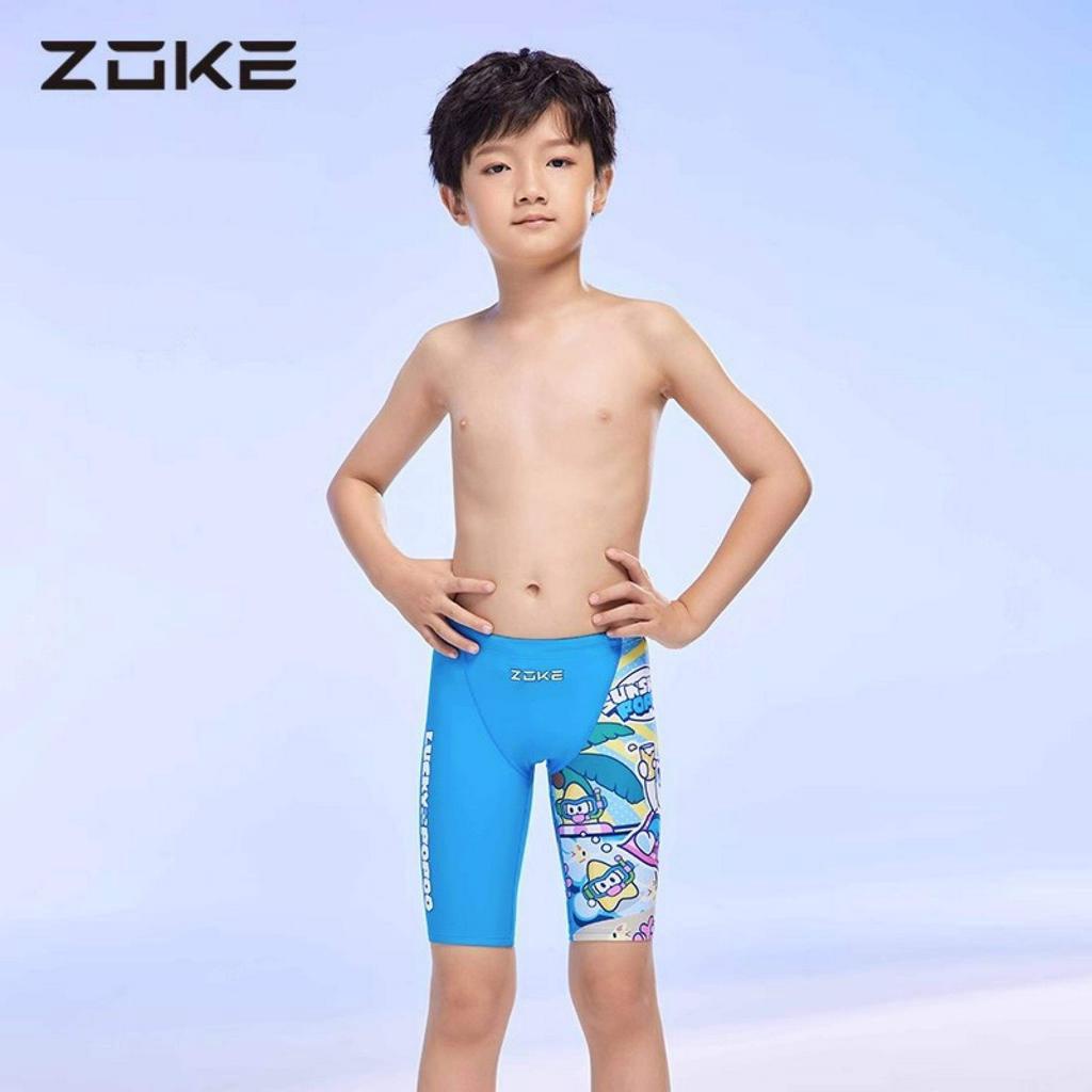 Zoke Boys Swimming Trunks Waterproof Children's Swimwear Teenager ...