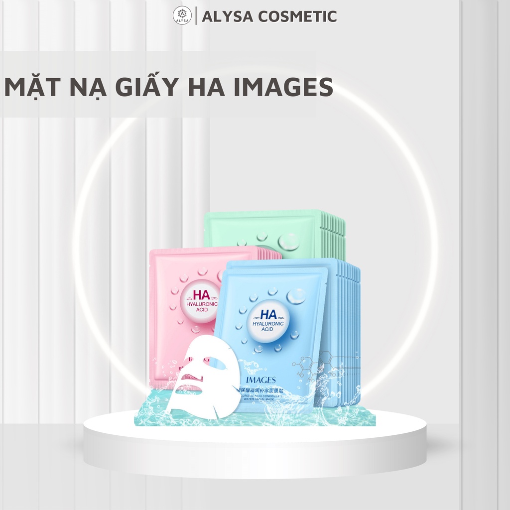 [MN001] Images HA paper Mask moisturizes and controls sebum, Mask ...