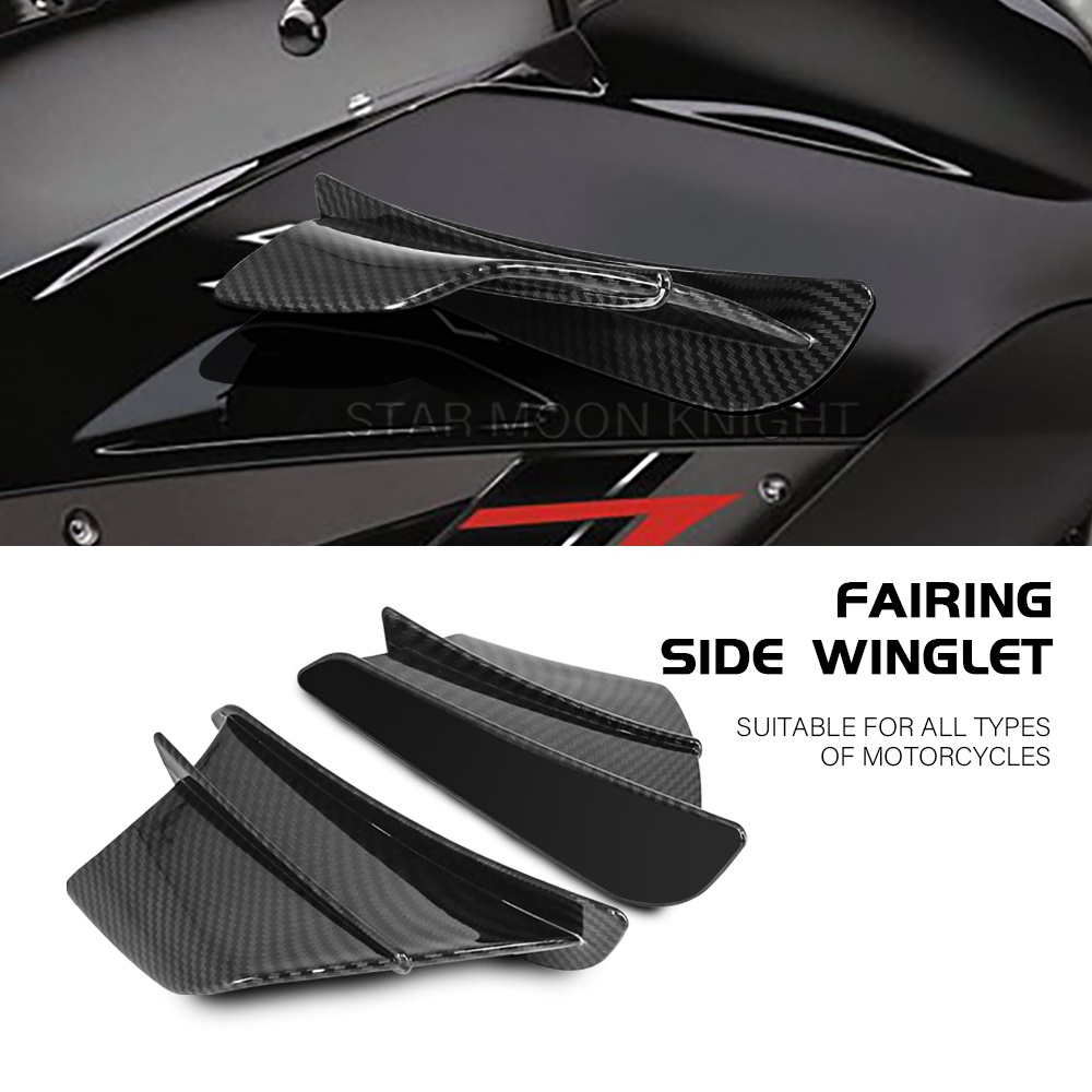 Motorcycle Winglet Aerodynamic Wing Kit Spoiler For Kawasaki Ninja 650 ...