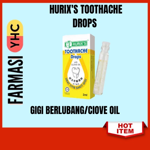 HURIX TOOTHACHE WITH CLOVE OIL (SAKIT GIGI BERLUBANG) | Shopee Malaysia