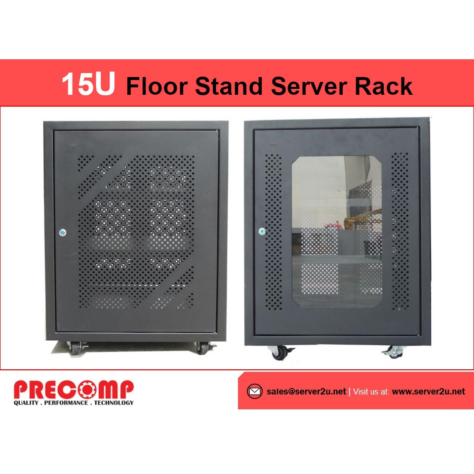 GrowV 15U Floor Stand Rack 600x800x812mm (P/G1580FS) | Shopee Malaysia