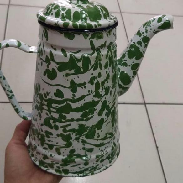 HIJAU Code 752 Teapots Of Zinc, Old-School enamel, mega Cloudy, retro ...