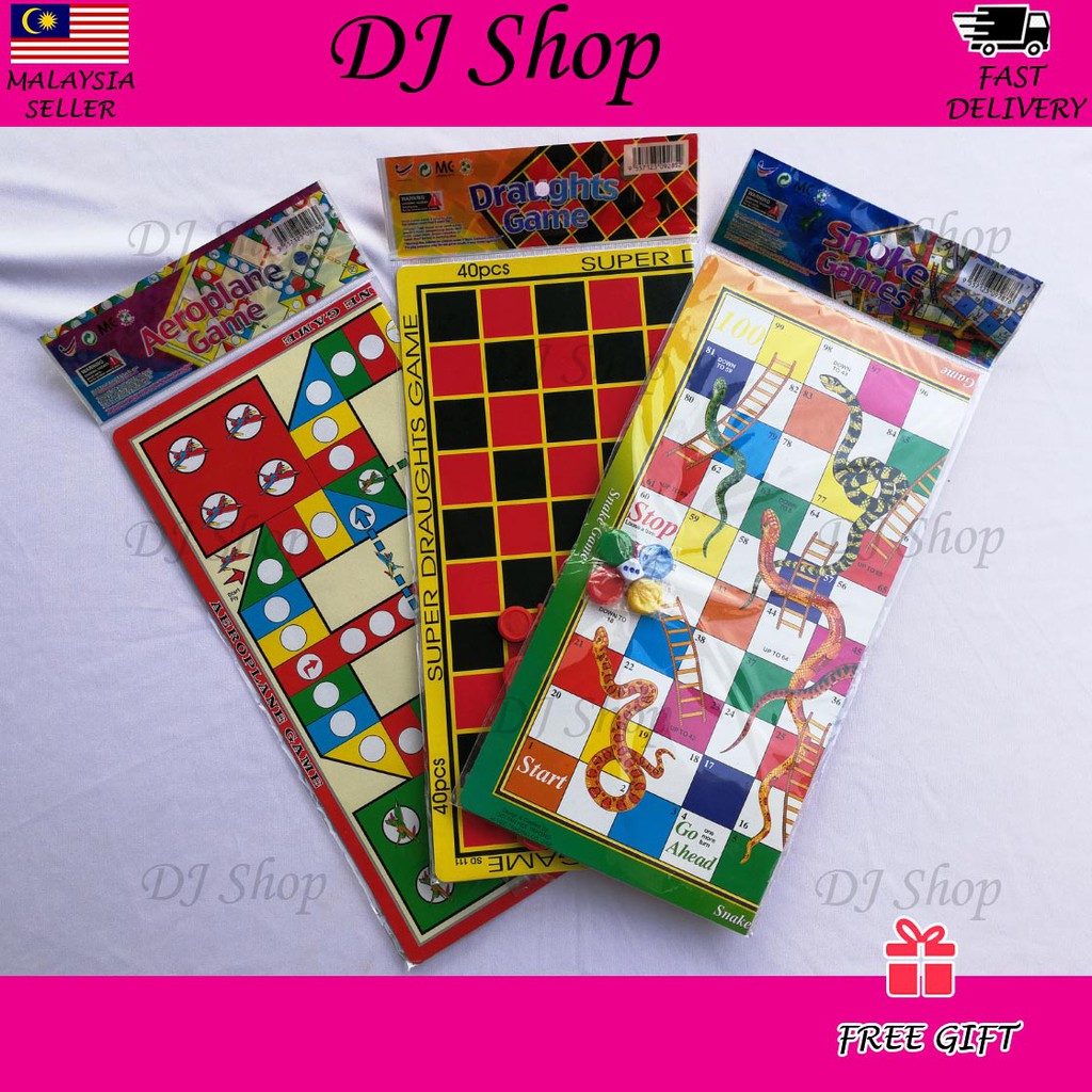 💥TRADITIONAL MALAY GAME💥 Dam Haji Draught Game I Snake & Ladders I ...