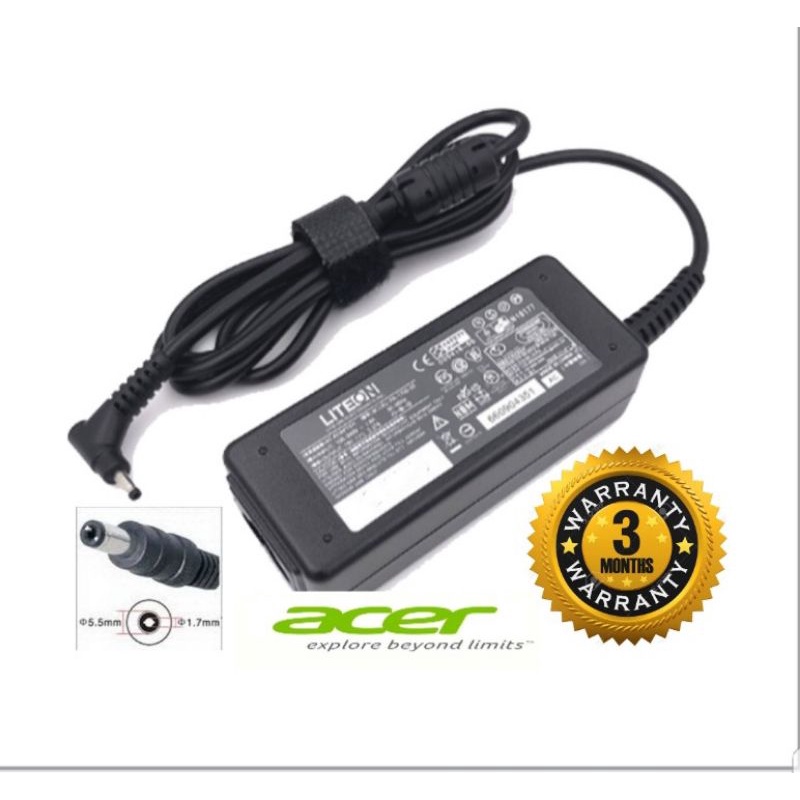 Acer N16Q8 Laptop Notebook Charger Adapter Adaptor 19V 2.37A 45W Pin Size 5.5*1.7mm Oem | Shopee ...