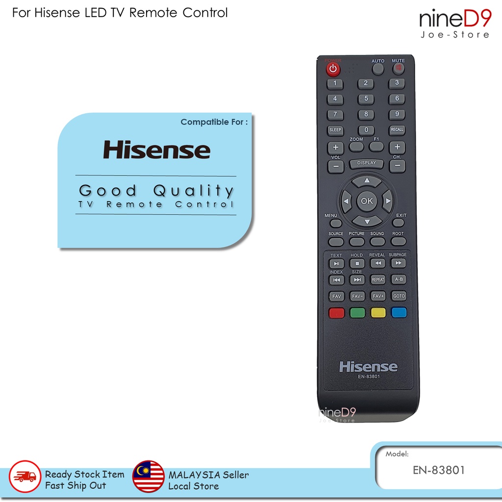 HISENSE High Quality for HISENSE LED TV remote control [ER-83801 ...