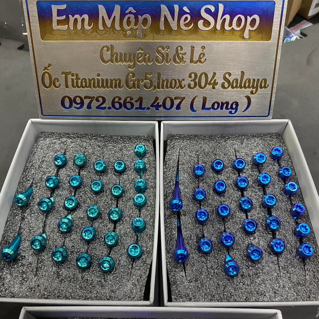 (With Box) Full cylindrical engine block screws for Wave A 17-21, Wave ...