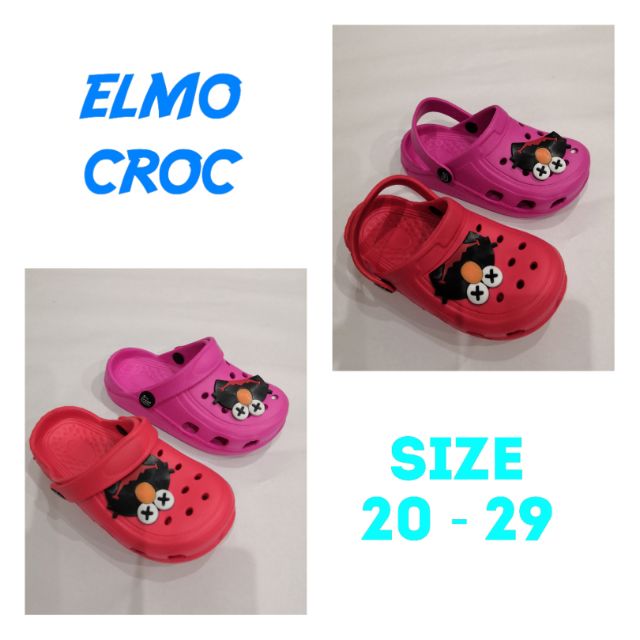 🔥Ready Stock🔥Kids Croc #kasut budak ELMO kids shoe | Shopee Malaysia