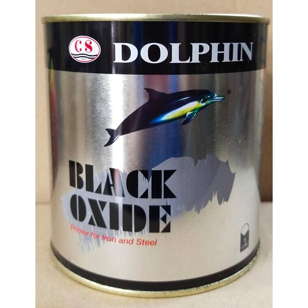 DOLPHIN BRAND ANTI RUST RED OXIDE/BLACK OXIDE (1 LITRE) Cat pengegah ...
