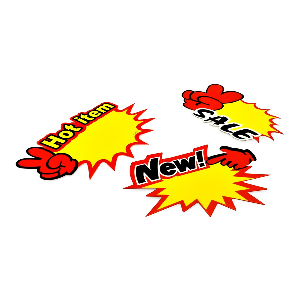 Promotion Price Tag Label Pop Card 10'Pcs | Shopee Malaysia