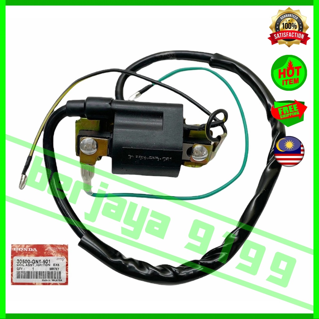 Honda EX5 EX 5 Plug Coil / Ignition Coil Koil Motosikal Motorcycle ...
