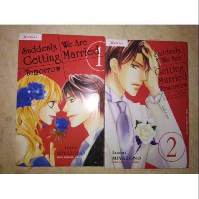 Manga komik suddenly we are getting married tomorrow 1-2 izumi miyazono ...