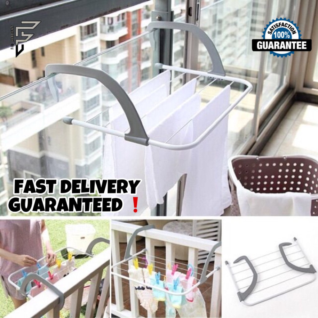 🔥MULTIFUNCTION FOLDABLE DRYING RACK / AMPAIAN BAJU SERBAGUNA🔥 | Shopee ...