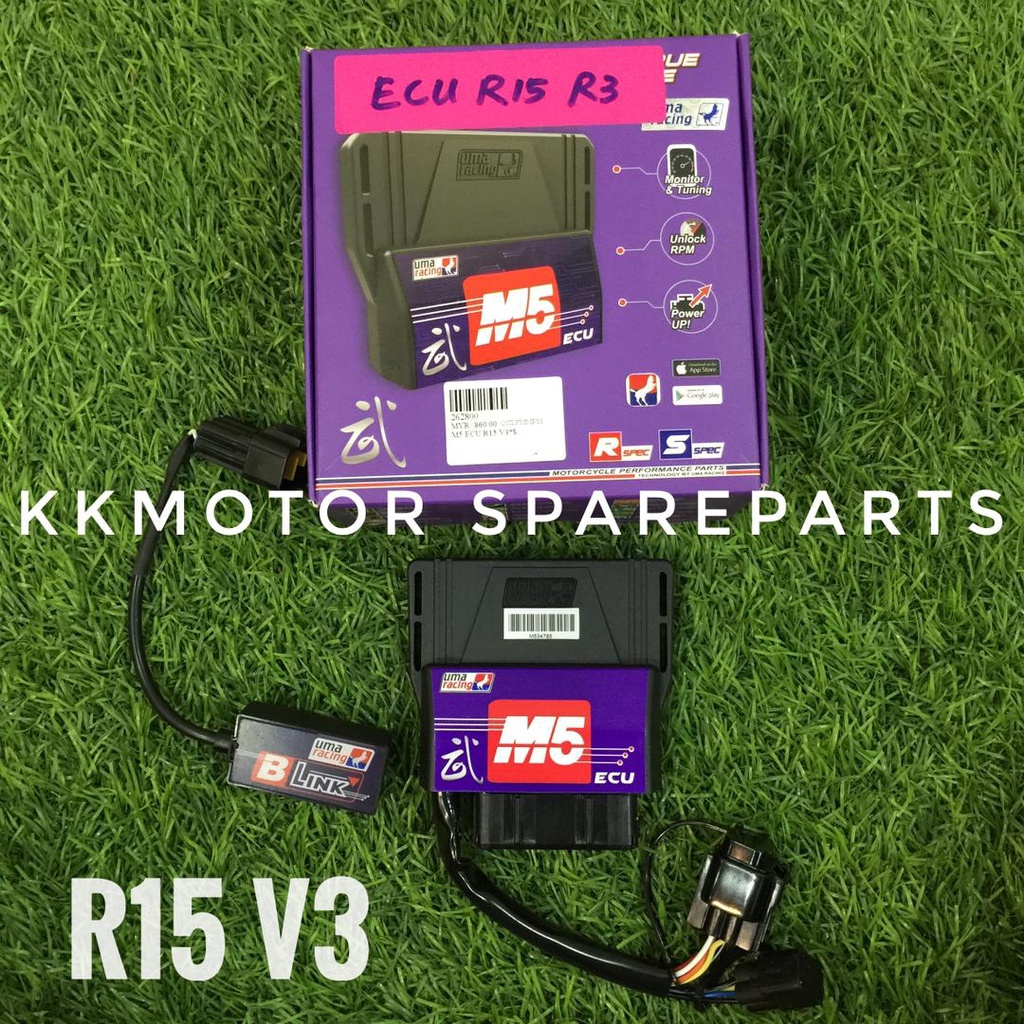 UMA RACING M4 M5 ECU WITH B-LINK Y15 V2 Y15V2 / Y15ZR FZ150I R15 V2 ...