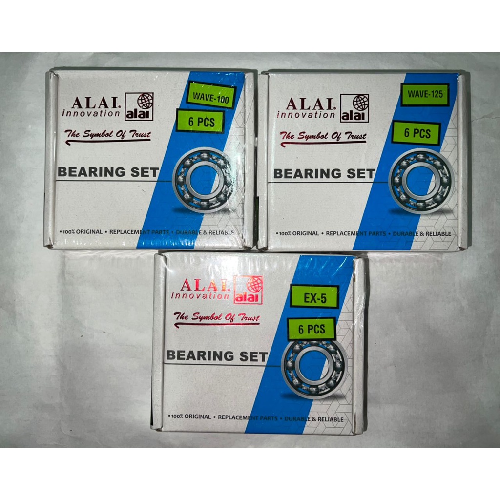 HONDA EX-5 / WAVE 100 / WAVE 125 / WAVE 110 Engine Bearing Set 100% ...