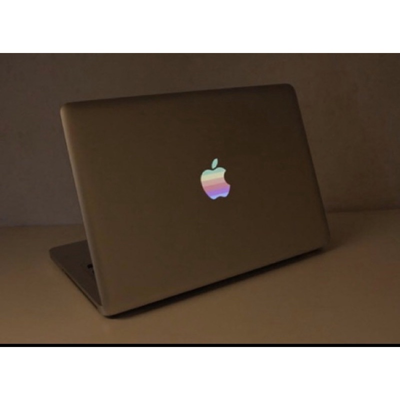 Glowing 80s retro rainbow Apple logo | Shopee Malaysia