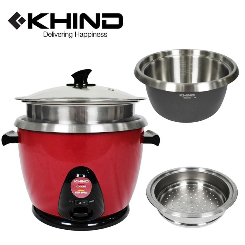 Sales-Khind AnShin Rice Cooker ( 1.8L ) RC118 / RC118M Stainless Steel ...