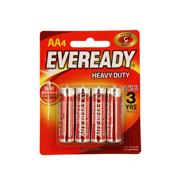 EVEREADY Heavy Duty AA AAA D Battery (4pcs/Card) | Shopee Malaysia