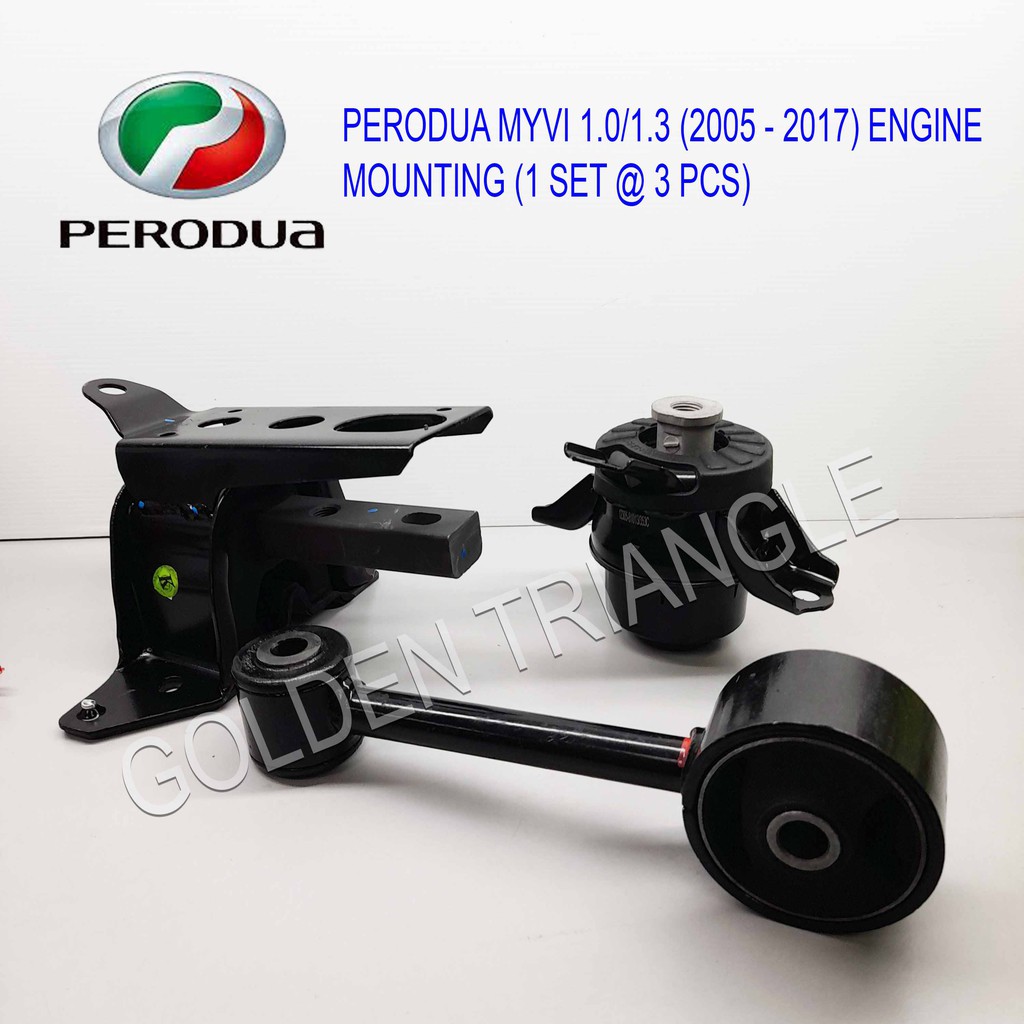 HIGH QUALITY PERODUA MYVI 1.0/1.3 (2005 - 2017) ENGINE MOUNTING (1 SET ...