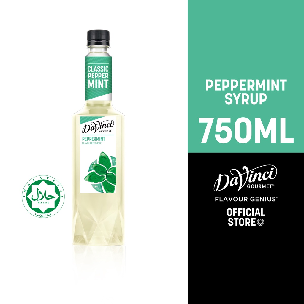 DaVinci Gourmet Peppermint Syrup (750ml) | Shopee Malaysia