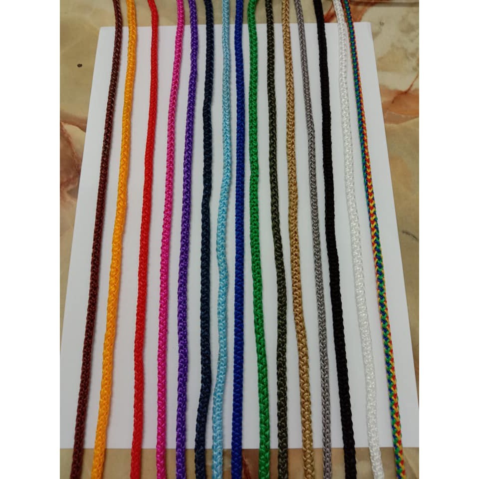 Tali polyester PP60 / polyester rope 6mm ( per pkt 5yds) | Shopee Malaysia