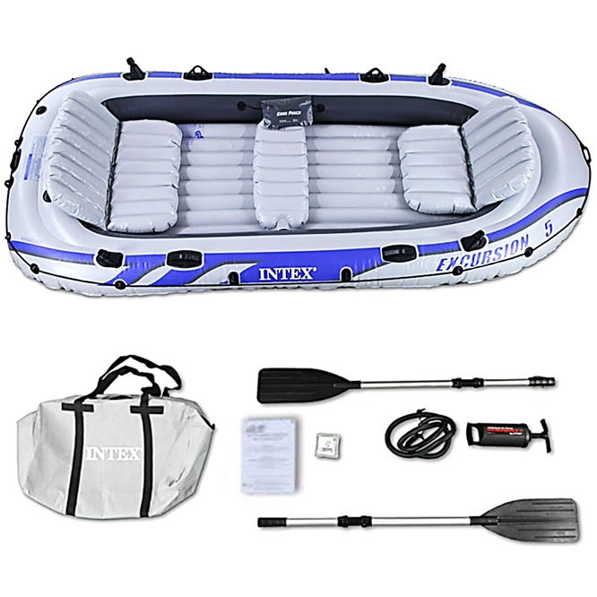 PROMOTION 68325 INTEX EXCURSION 5 Inflatable 5 - 6 Person Swimming ...