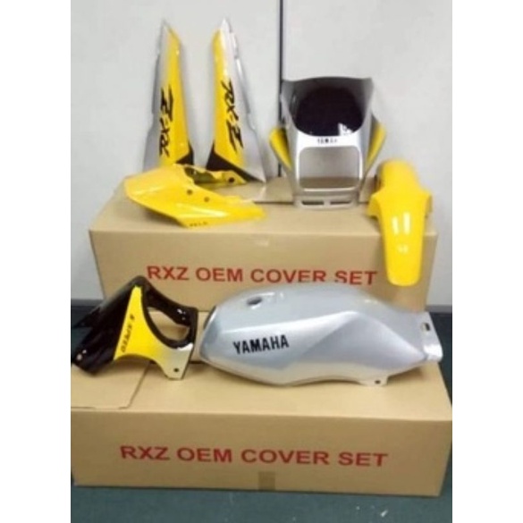 OEM BODY COVER SET RXZ 135 BOSCH MILI MODEL 7 DVC PURPLE / DBC BLUE ...
