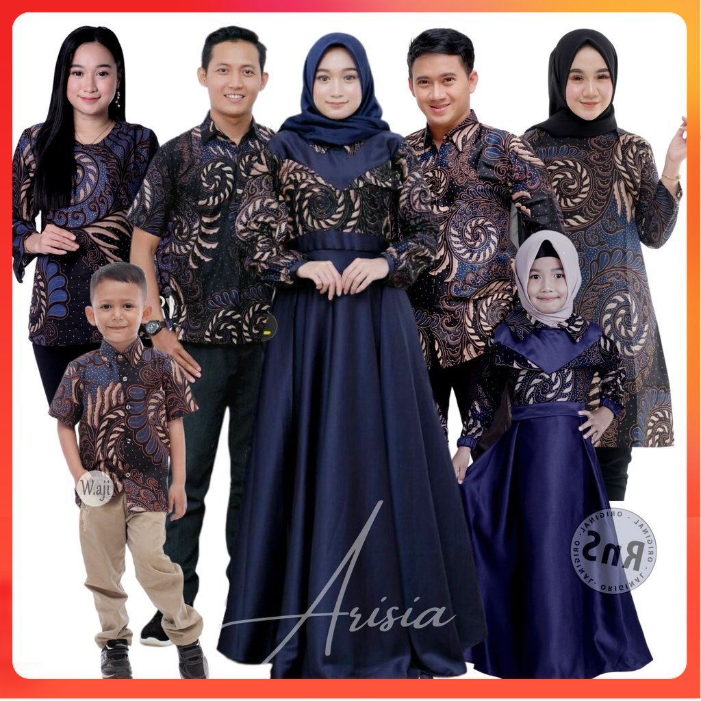 Latest modern family batik couple Set, family batik couple, jumbo ...