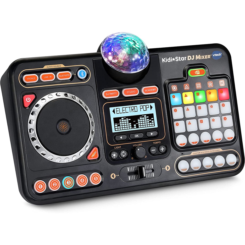 VTech KidiStar DJ Mixer Black | Shopee Malaysia
