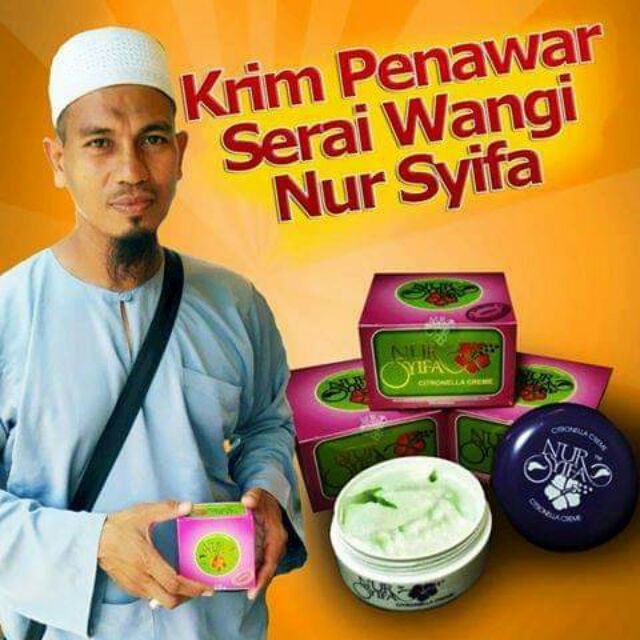 Krim Mustajab Serai Wangi Nur Syifa CITRONELLA 100gram 🔥🔥 READY STOCK🔥🔥 ...