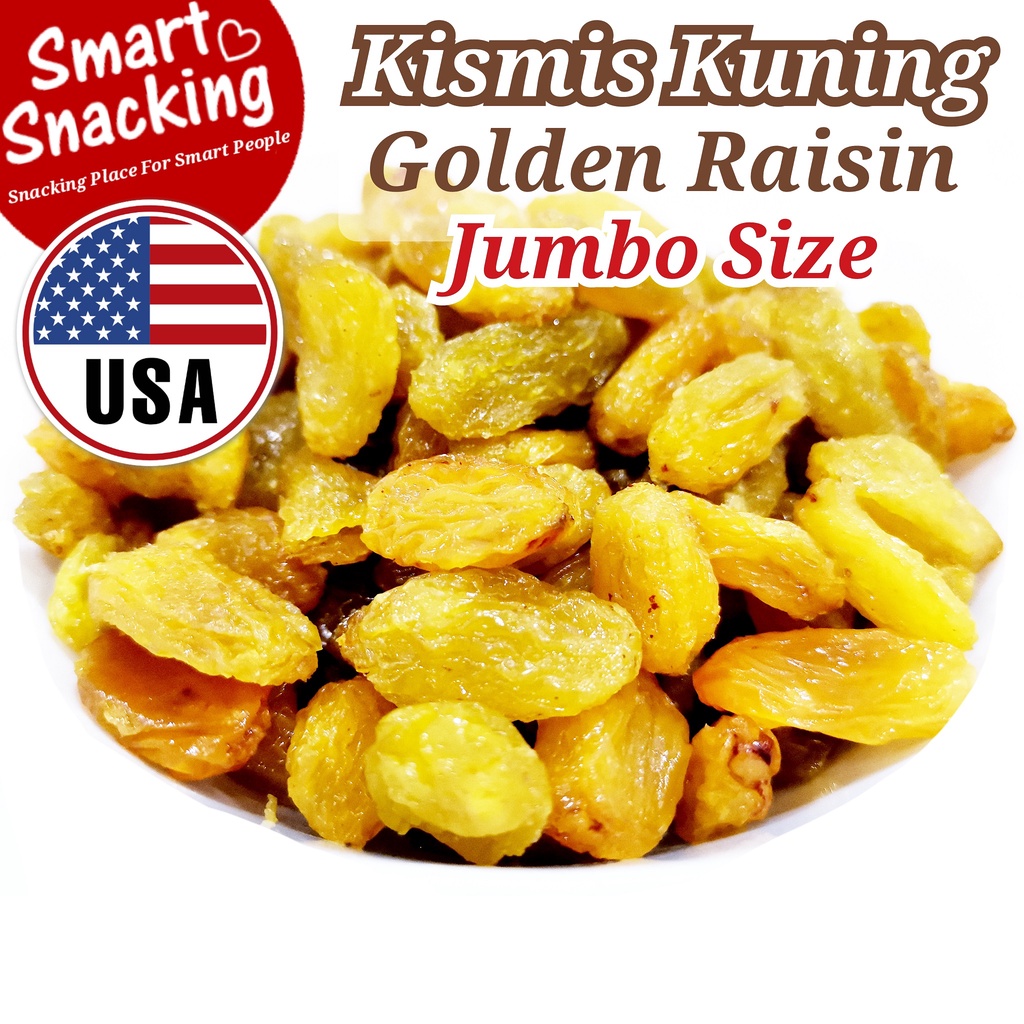 Kismis Kuning Jumbo - Jumbo Golden Raisin - Yellow Raisin - Kismis ...
