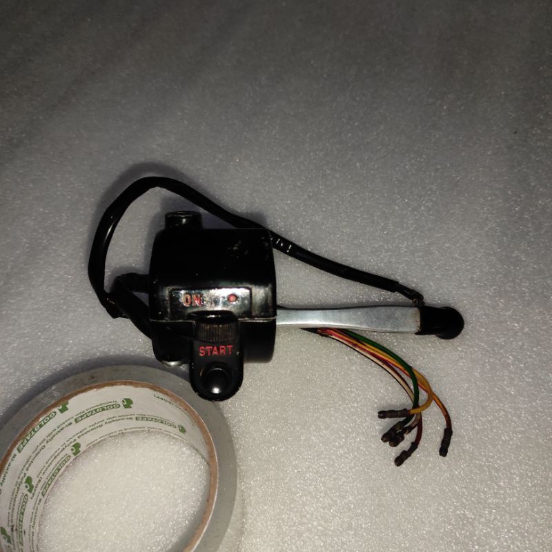 Right switch Holder double brake handle double electric starter Honda ...