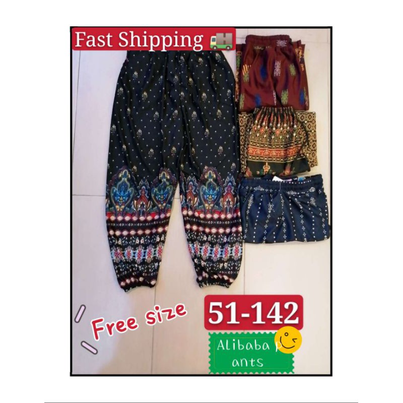 (142)Alibaba Women Long Pants女装束头长裤 | Shopee Malaysia