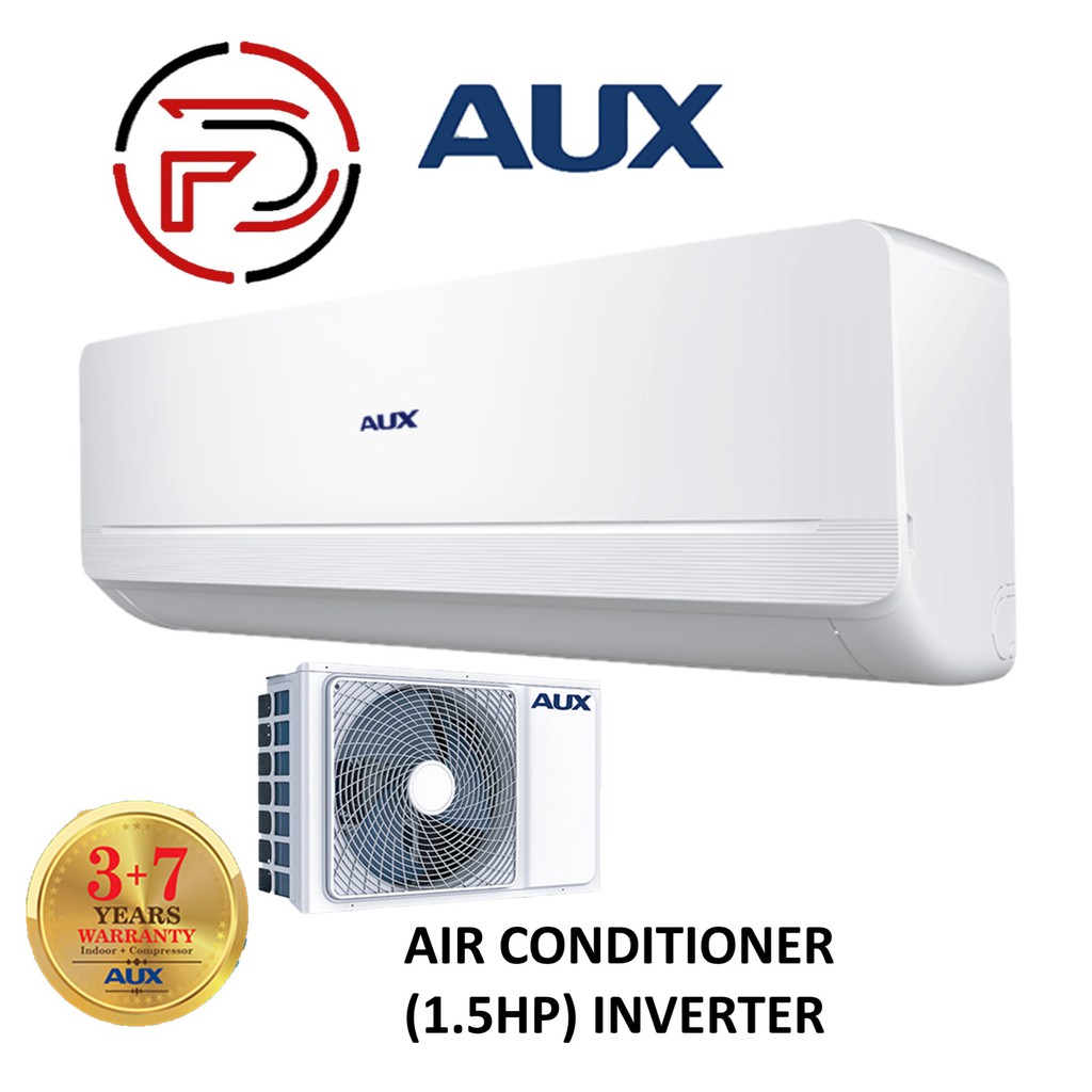 AUX 1.5HP Inverter Air Conditioner [ READY STOCK 现货] | Shopee Malaysia