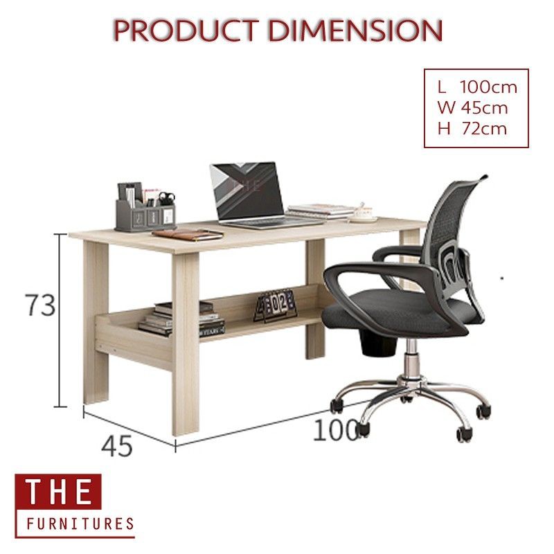 Meja computer/meja study/office table/IKEA table/computer small office ...