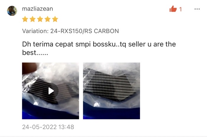 HONDA RSX150 RS150 V1 V2 V3 CARBON SPOILER RS RS150R RSX LBAR L BAR ...