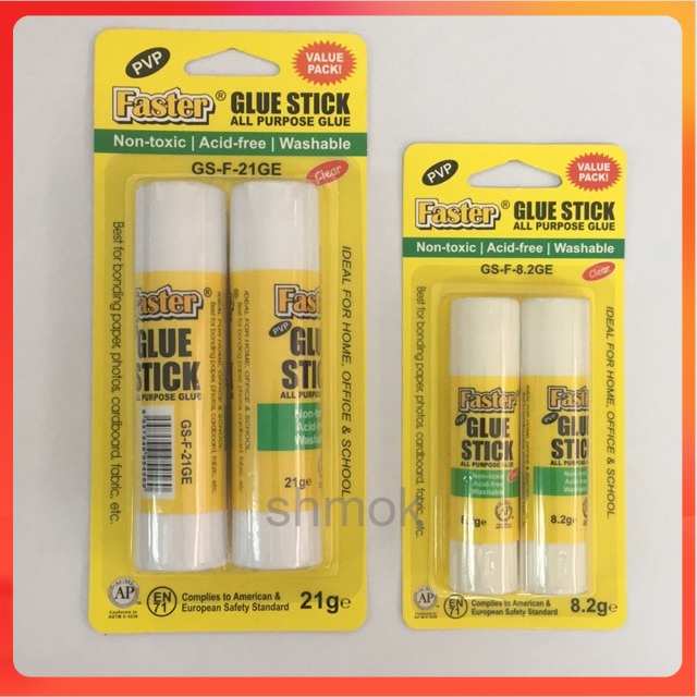 FASTER GAM / GLUE STICK 2 in 1 ( PVC ) | Shopee Malaysia
