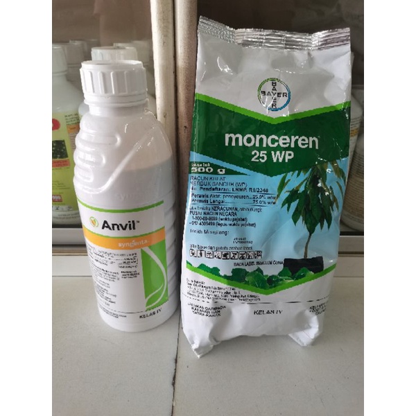 1L Anvil Syngenta Hexaconazole dan BAYER Monceren 25 WP 500G Pencycuron ...