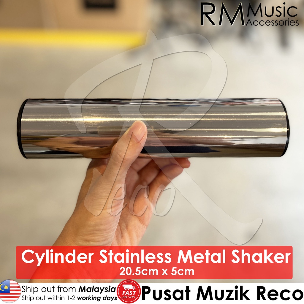 RM Cylinder Stainless Metal Shaker Percussion Instrument Music Shaker ...