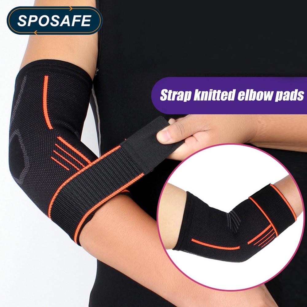 nylon knitted highly compression elbow pads ,elbow pad support for ...