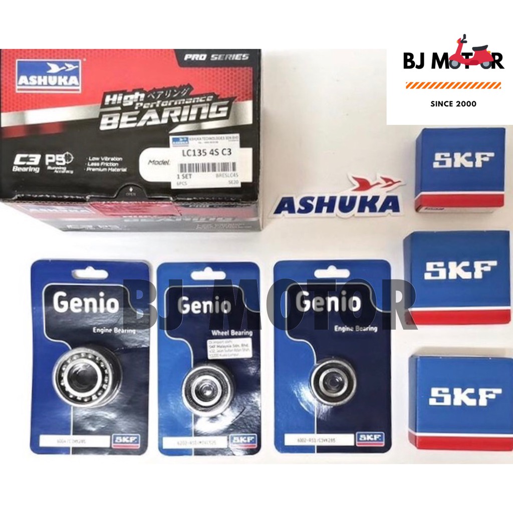 ASHUKA SKF LC 135 4S/LC 5S/Y15/125Z/GBO/GBO J/RG110/RFS150/Y16ZR SKF C3 ...