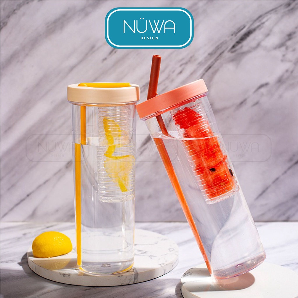 NUWA Kira Water Bottle 800ml Botol Air Transparent Bottle 700ml Outdoor ...