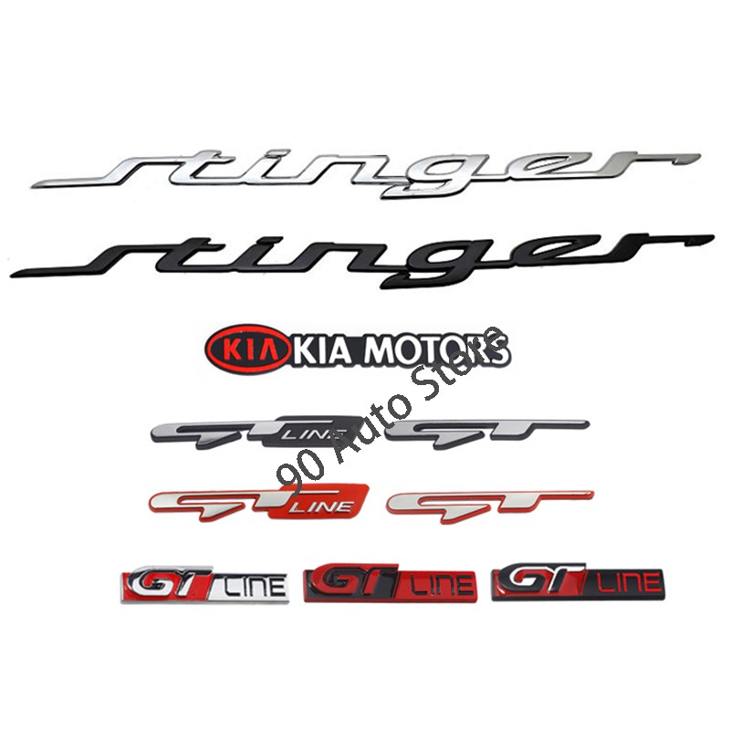 Modified Alphabet Stinger GT GT Line Car Rear Sticker for KIA K2 K3 K4 ...