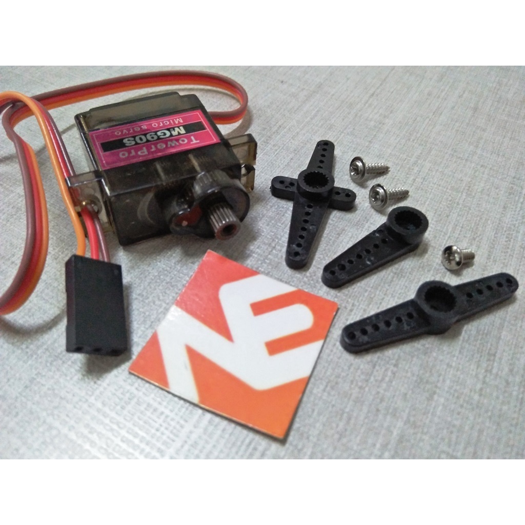 Servo Motor Mg90s 180 Degree Metal Gear Mini Micro Motor Helicopter Robot Arm Arduino Raspberry 5823