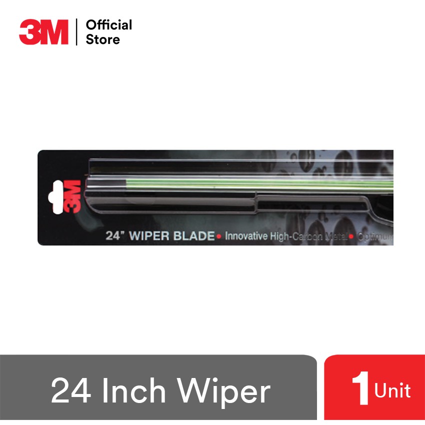 3M Wiper Blades, UV Resistant Rubber (24") [7012762027] | Shopee Malaysia