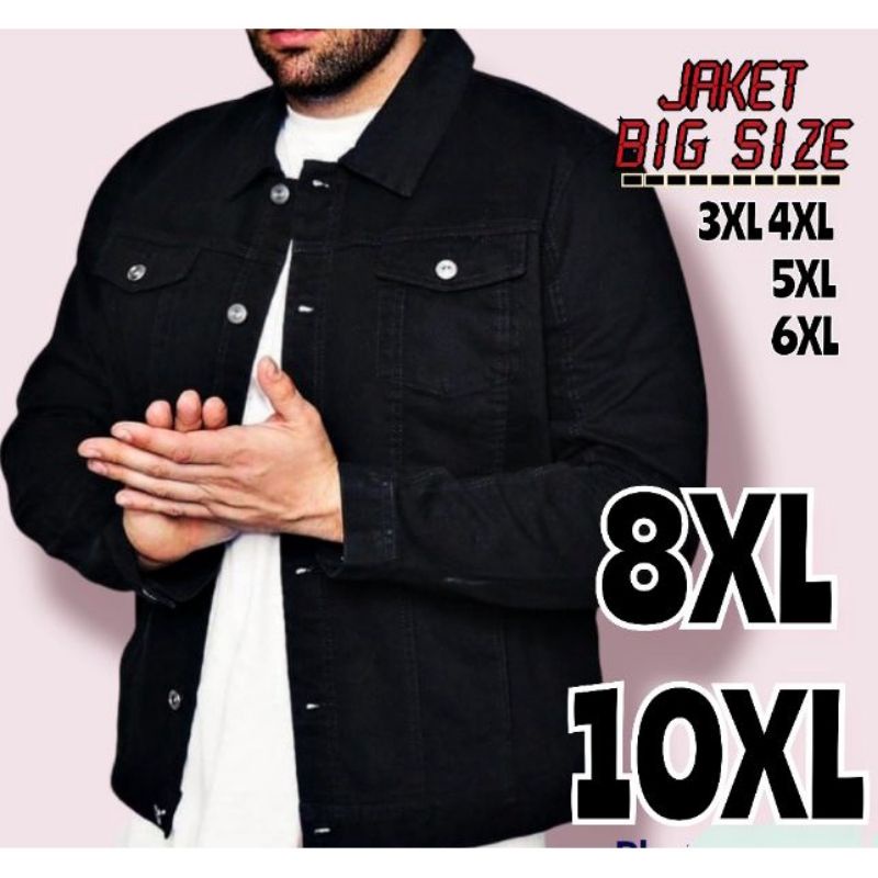 Jumbo Jeans Jacket Big Size Men Women M L, XL, 2xl,,6xl, 7xl, 8xl, Big ...