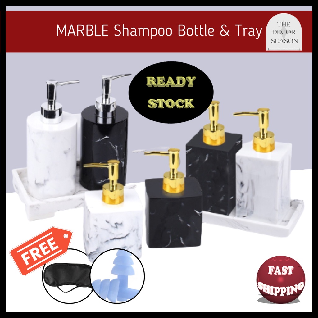 Marble Shower Shampoo Bottle Accessories Tray Toilet Bathroom Kitchen ...