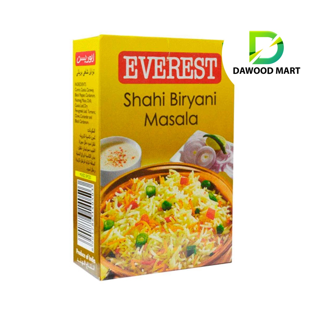 Everest | Shahi Biryani Masala | Rempah Briyani masala | 50g | Shopee ...