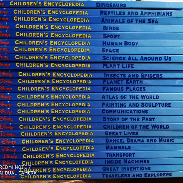 Grolier Disney Children's Encyclopedia (24 books) | Shopee Malaysia