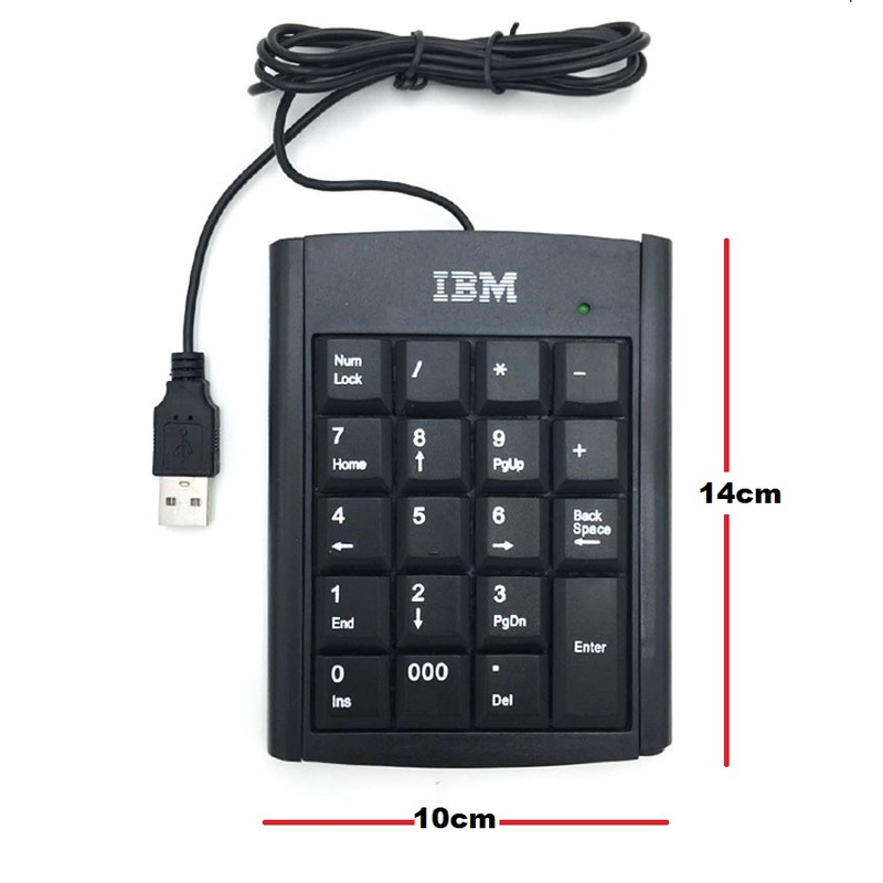 Ibm Universal Mini Usb Numeric Keypad Number Keyboard For Laptop